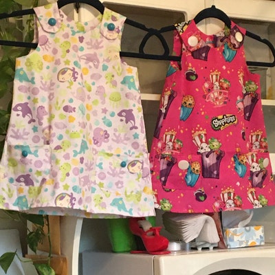 Size 0-24 Months/reversible A Line Dress Pattern/ Toddler Dress Pattern ...