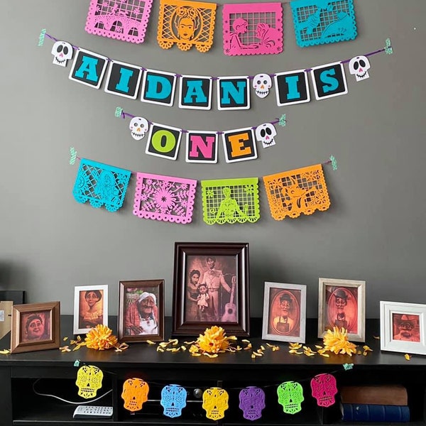 9 COCO SVG Files Templates Papel Picado for Cricut Party Decor Banners ...
