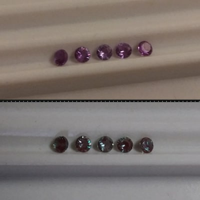 Lab Created Pulled Alexandrite Chrysoberyl True Color Change - Etsy