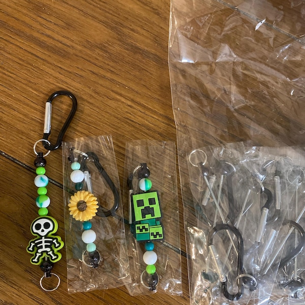 Beaded Fidget Pen or Pencil rainbow Silicone Beads Sensory Stress ...