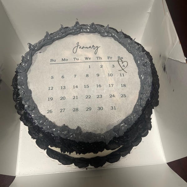 Burn Cake Edible Image Set - You Choose Your Size - Etsy