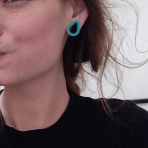 Black Non-flare Acrylic Ear Plugs Stretchers Gauges Pair/kit | Etsy