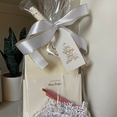 Ultimate Teacher Gift Bundle: Personalized Notepads, Note Cards and ...