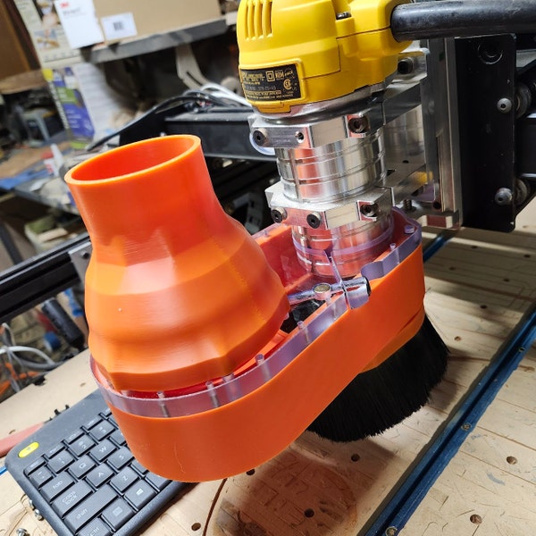 Nighthawk Dust Boot for 80mm Spindle With 2.5 Dust Collection. V2 - Etsy