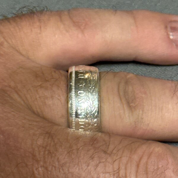 Coin Ring NEW Colorized Armed Forces Ring Marines Army Navy Air Force ...