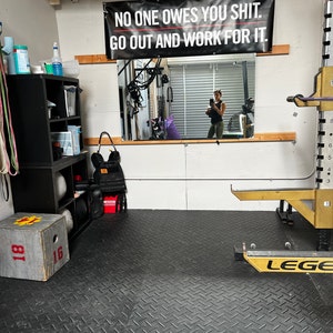 Home Gym Poster Set of 3 Fitness Training Wall Art Nobody Cares No ...