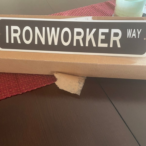 Ironworker, Ironworker Gift, Ironworker Sign, Metal Worker, Gift for ...