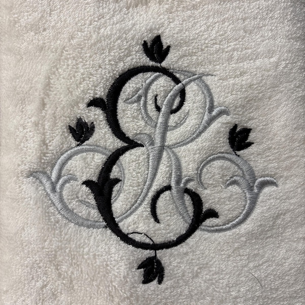 Interlocking R and W Monogram Embroidery Design / Embroidery Design ...