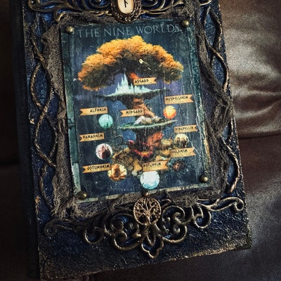 Gothic Diary Grimoire Custom Sketchbookbook of Shadows Spell Book ...