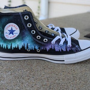 Buy Galaxy Converse, Galaxy Shoes, Galaxy Hi Tops, Custom Converse ...