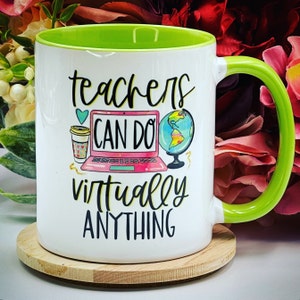 Teachers Can Do Virtually Anything Pink PNG Print File for Sublimation ...