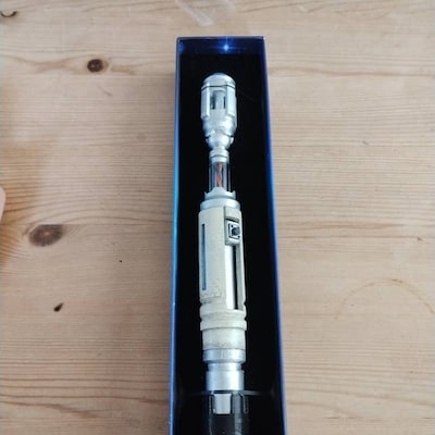 The Aztec Doctor Who 10th Doctors Sonic Screwdriver Grey LED Light up ...