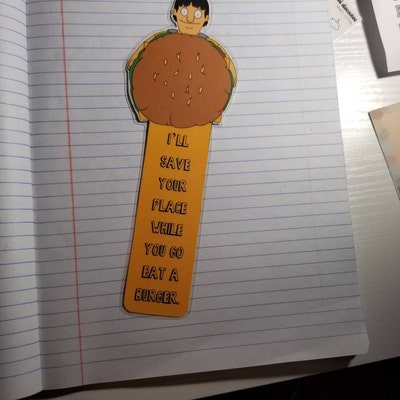 Bob's Burgers Inspired Bookmarks - Etsy