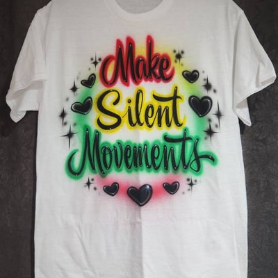 Airbrush T Shirt Script Swirly Name - Etsy