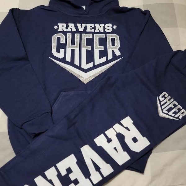 Custom Cheer Sweat Suit: Adult Cotton Hoodie & Sweatpants - Etsy