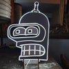 Bender Sign, Neon Like , LED, Bender Light Art , Bender Wall Decor ...