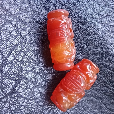 30 Vintage Chinese Oval White Cloisonne Oval 9mm Beads, Red Rose Design ...