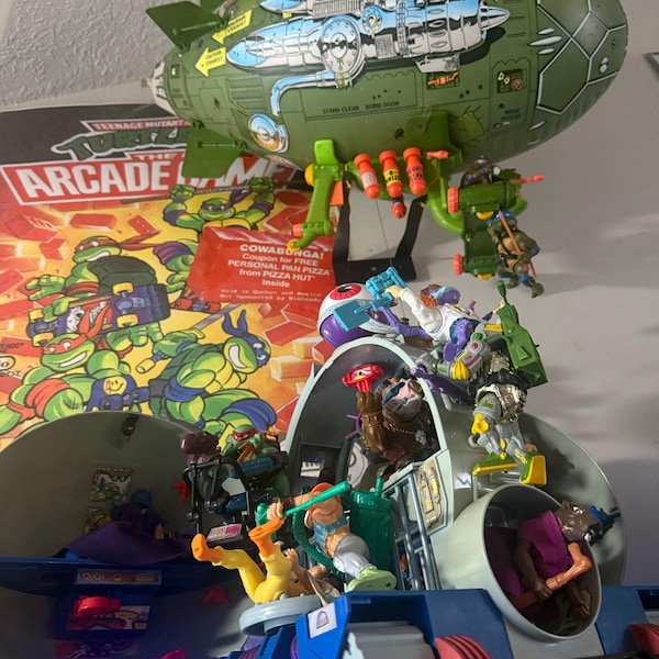 CUSTOM STICKERS for TMNT 1991 Leo's Jolly Turtle Tubboat Teenage Mutant ...