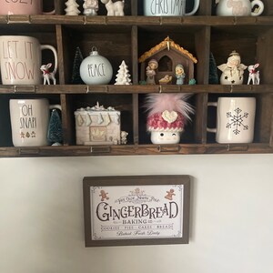 Gingerbread Baking Company Sign, Gingerbread Bakery Sign, North Pole ...