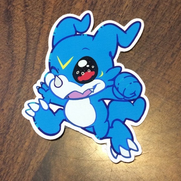 Digimon Vinyl Stickers - Etsy