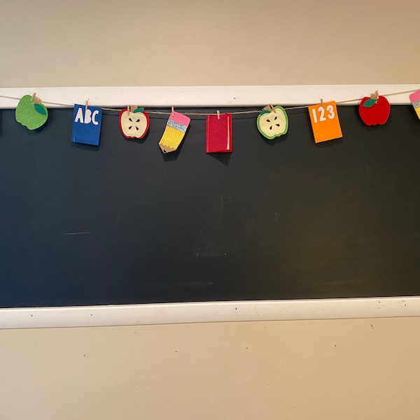 Back to School Banner // Classroom Decor // First Day of School // Back ...