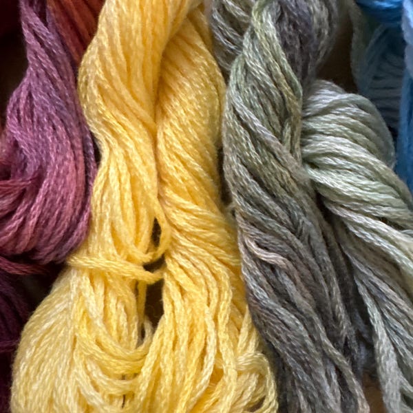 The Gustavian Collection Matte Hand Dyed Embroidery Floss Set - Etsy