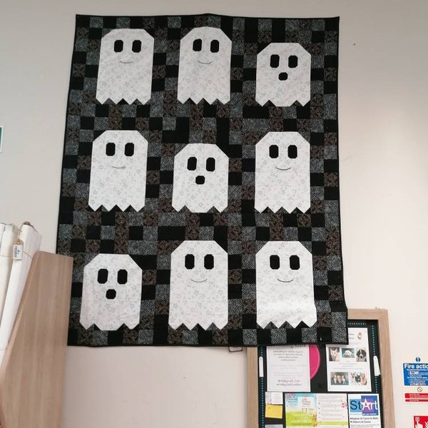 Ghost Party!!! Quilt PDF Pattern Download by Woollypetals - Etsy