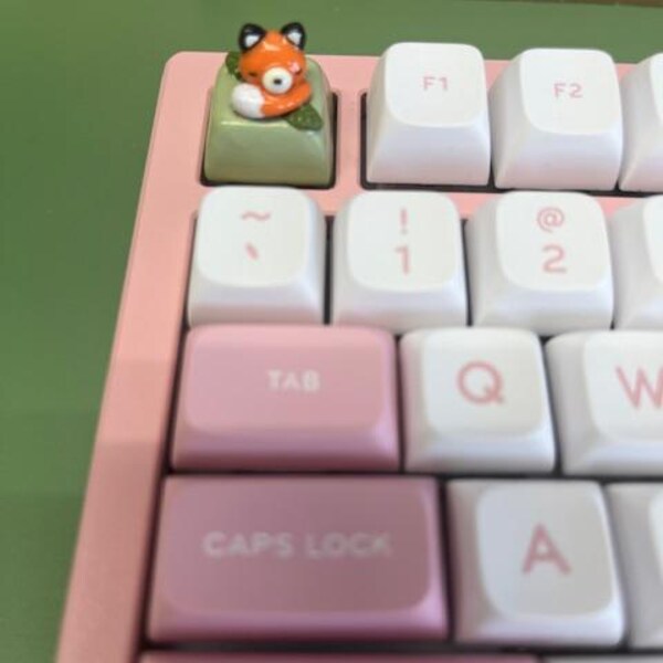 Fox Artisan Keycap | Fox Keycap | Cute Keycaps | Handmade | Animal ...