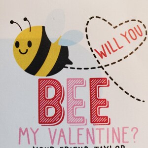 Bee Mine Valentine Stickers or Labels Bumble Bee Valentine | Etsy