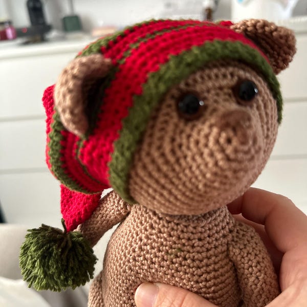Crochet Pattern of Christmas Clothes for a Bear - Teddy. Crochet ...