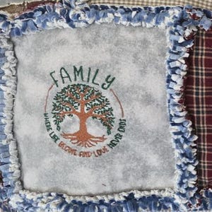 Family Tree Embroidery - Family Quotes Embroidery - Nature Embroidery ...