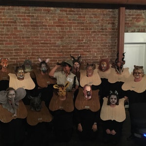 Peter Rabbit Mask Beatrix Potter wearable paper mache | Etsy