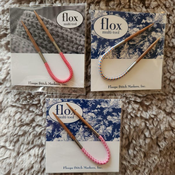 Choose Size - 'peru' - Soft Flexible FLOOPS Knitting Stitch Markers - Etsy