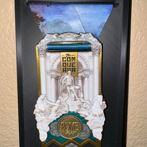 Medal Display Frame | Conqueror Challenge Medals | Wall Display for ...