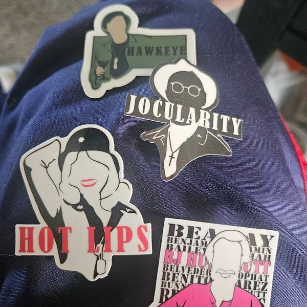 Small Hawkeye Vinyl Sticker MASH Laptop, Notebook, Sketchbook, Journal ...