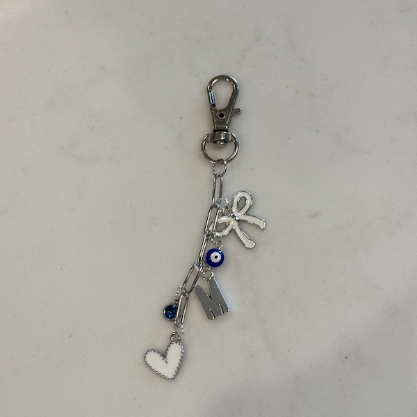 Custom Charm Keychain Purse Chain Purse Accessory Paperclip Chain Bag ...