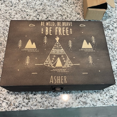 Personalized Kids Box, Memory Box for Kids, Wooden Box, Baby Boy Gift ...