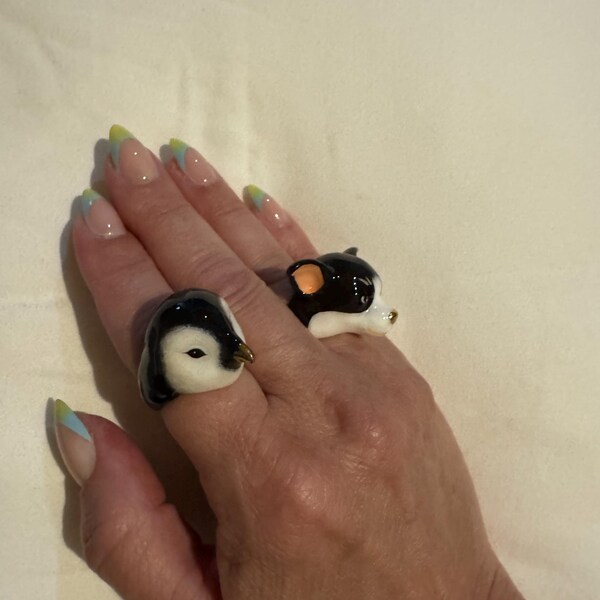 Frog Melody Ring, Frog Ring, Frog Jewelry, Dainty Frog Ring, Enamel ...