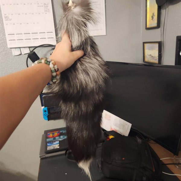 Handmade Skunk Hat With Face Extra Wide White Stripes - Etsy