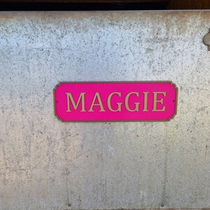 The Emley Cottage Style Door Sign Personalised Sign Pastel Coloured ...