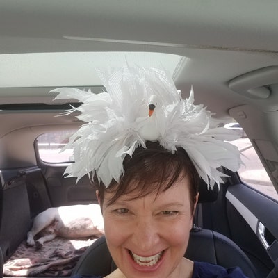 Fascinators bird Headband Swan Lake Costume - Etsy