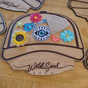 Hat Board for Trucker Hat Bar, Hat Bar Template, Hat Board, Hat Vision ...