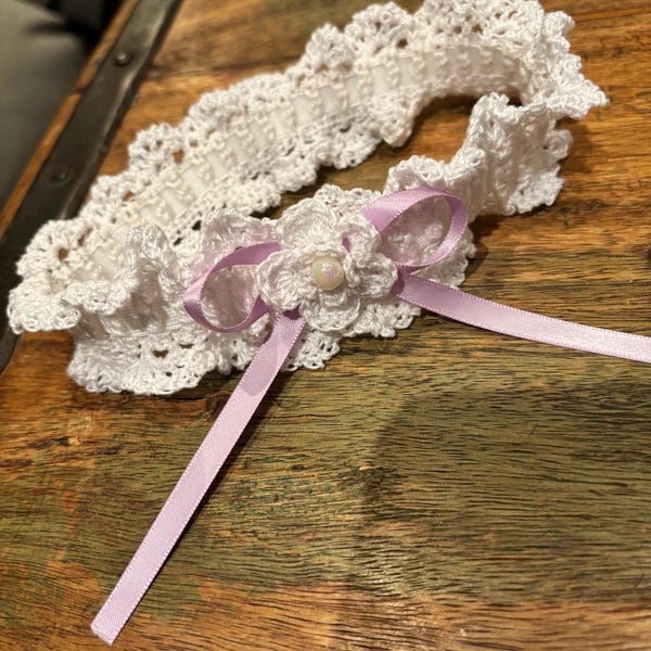 Crochet Bridal Garter Pattern, DIGITAL PDF DOWNLOAD, Vintage Lace ...