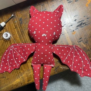 Bat Sewing Pattern 8 Tall 20cm - Etsy