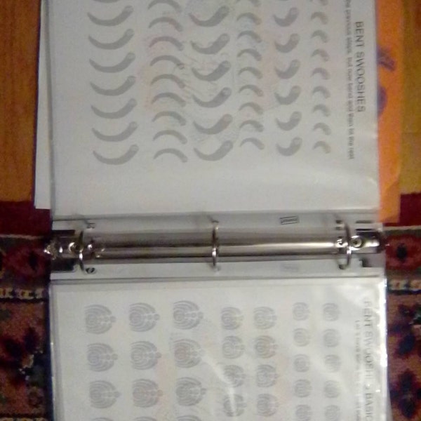 Dot Art Section Divider Stencils - Digital Download - Dotting Tools for ...