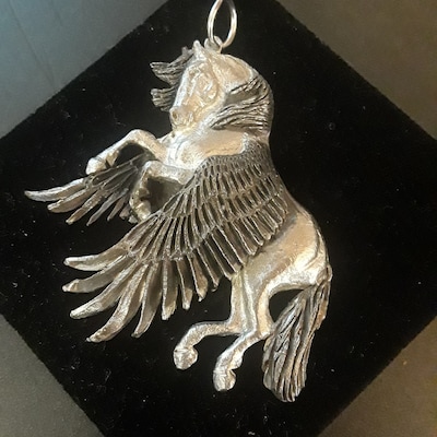 New Design Black Pegasus Raven Black - Etsy