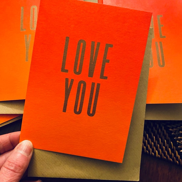 HBD, Handmade Letterpress Greeting Card, Paper Marbling, Happy Birthday ...