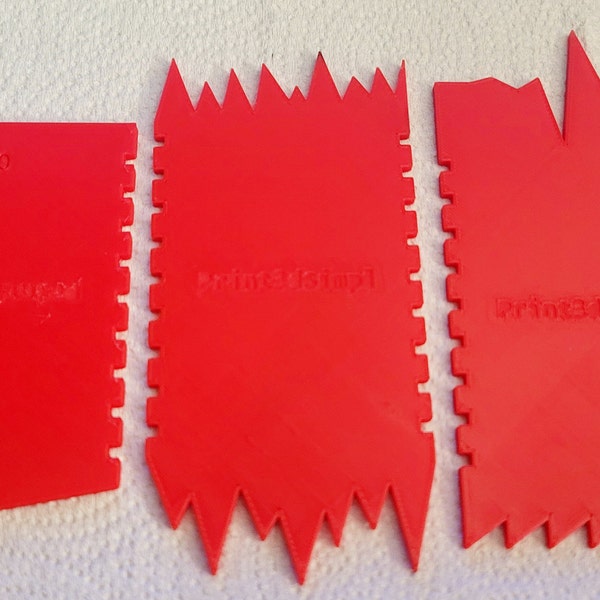 Combo Packs! Soap Scraper / Shaping Tool, Various Designs, Custom Sizes ...