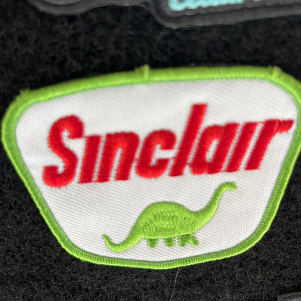 Vintage Patch Back Patch Rare Back Pack NOS Race Oil Gas Station ...