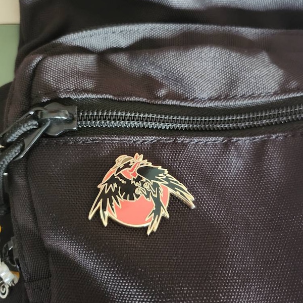 Crow Cowboy "yeecaw" Enamel Pin - Etsy